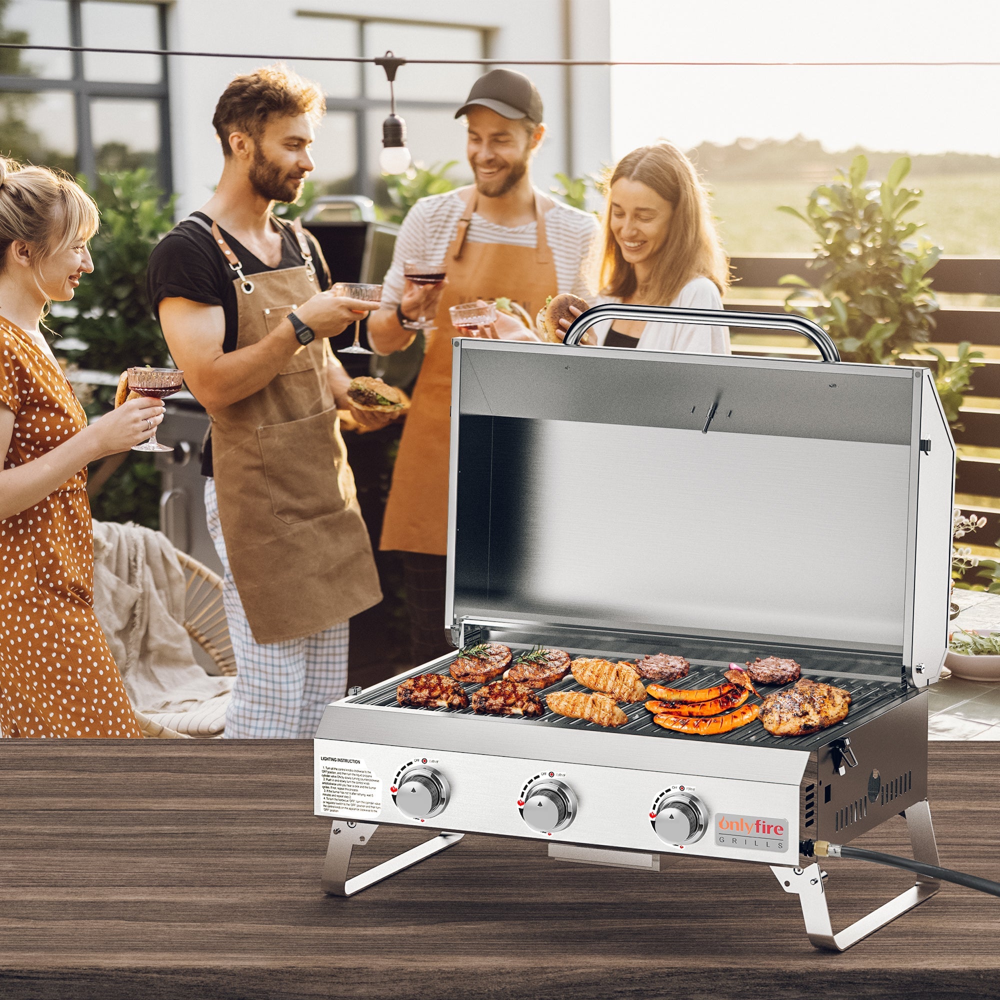 Benefits of Using a Portable Gas Grill tabletop – OnlyFire