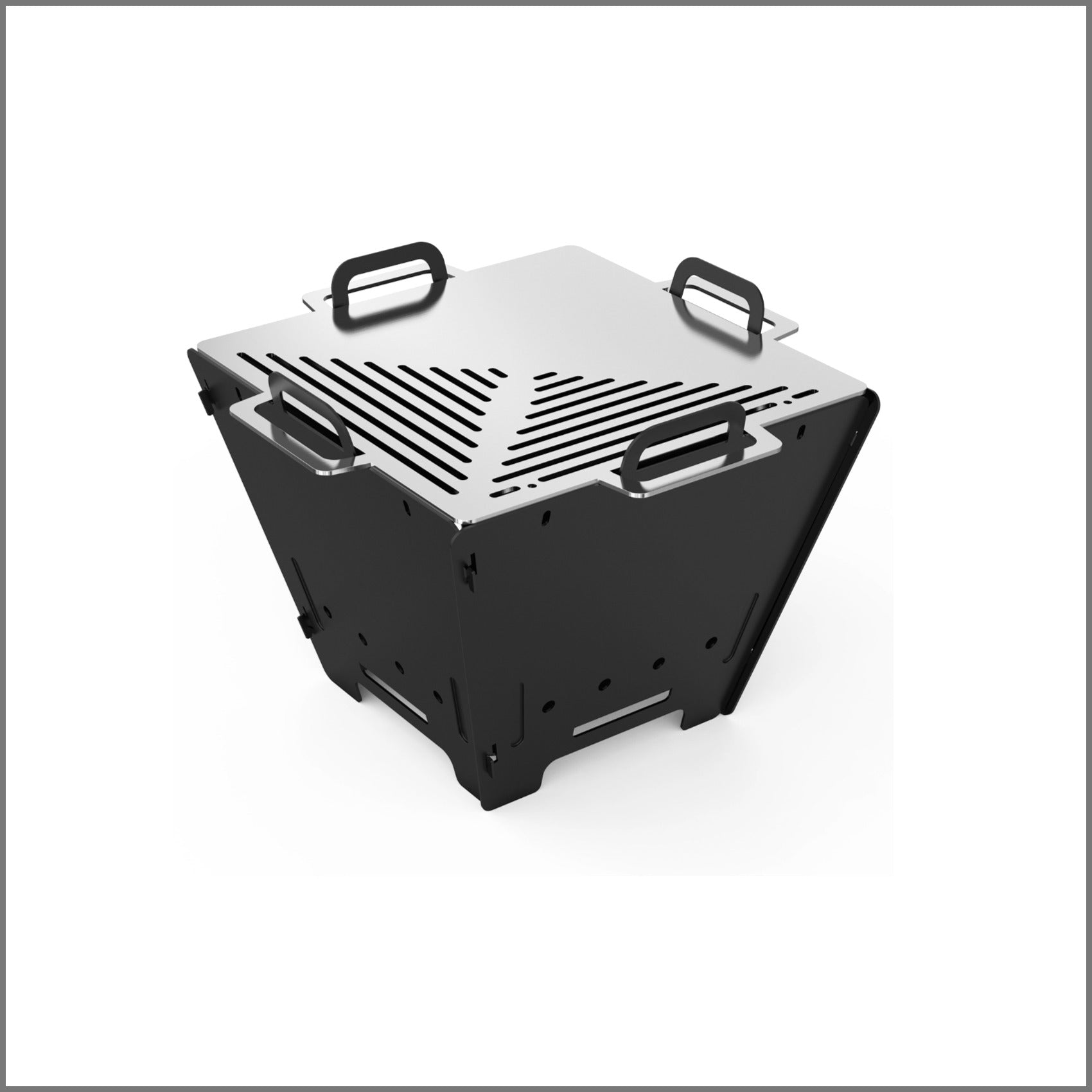 Onlyfire 2-in-1 Charcoal BBQ Grill & Fire Pit – Portable Hibachi Yakit